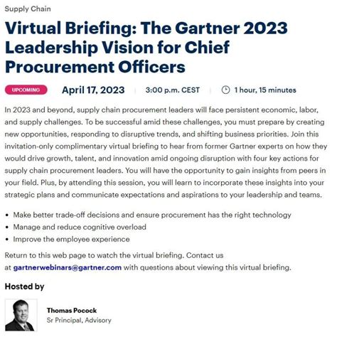 Adrien Lecomte On Linkedin Gartnerforprocurement Achats Webinar