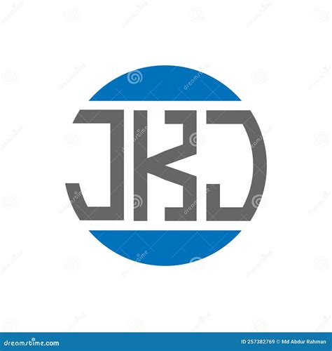 Jkj Letter Logo Design On White Background Jkj Creative Initials