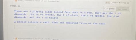solved question 2 of 8 question 2 0 375 points there are 6