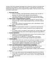 Top Tools For Solving Linear Programming Problems Excel GLPK