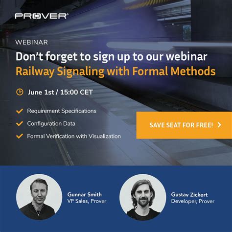 Prover On Linkedin Railway Signaling With Formal Methods Prover Engineering A Safer World