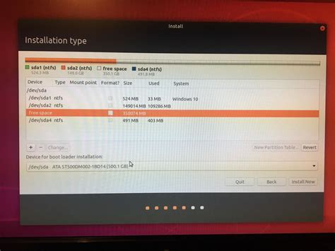 Partitioning How Do I Install Ubuntu On Free Space Ask Ubuntu