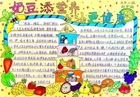 合理膳食健康一生手抄报简单（共17张） 手抄报图片大全