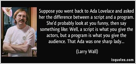 Larry Wall Quotes Quotesgram