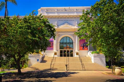 Entrance To The Natural History Museum In Balboa Park San Diego