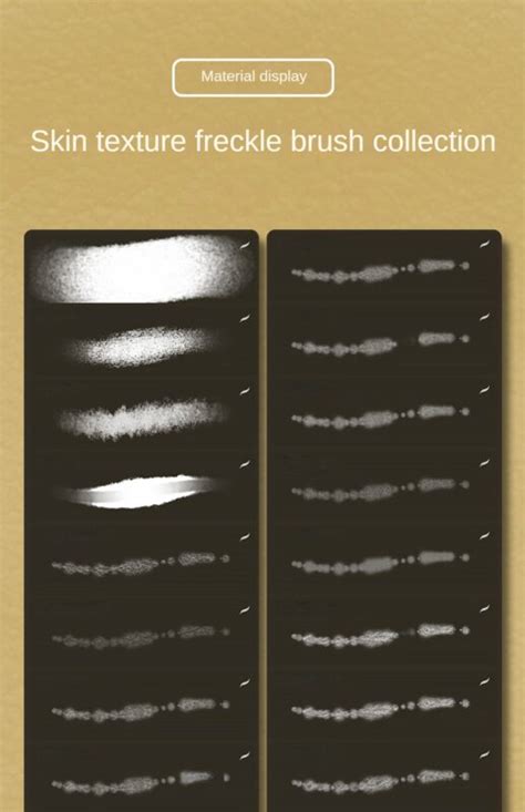 Procreate Brushes Portrait Skin Texture Freckles Cracked Character Skin Cracks Texture Spots