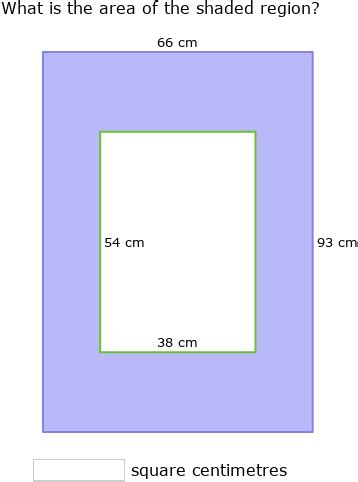 IXL Area Between Two Shapes Grade 11 Math
