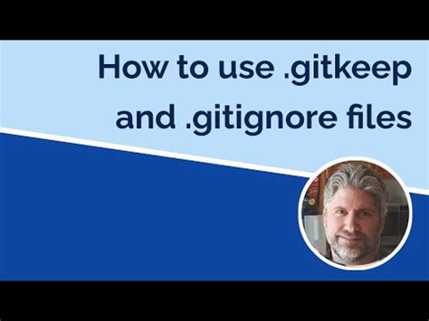 How To Use Gitignore And Gitkeep Files YouTube