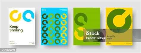 Tata Letak Banner Abstrak Template Poster Geometris Desain Laporan