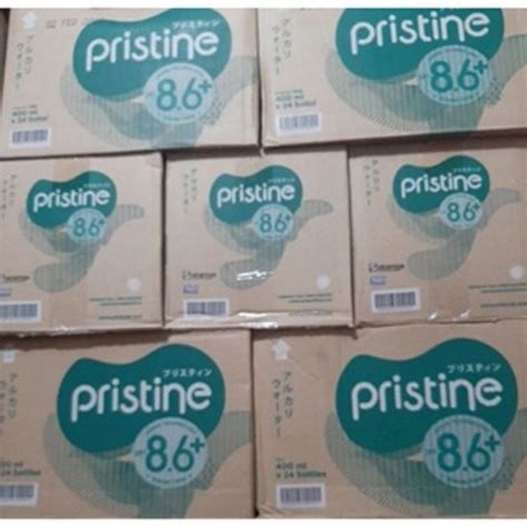 Pristine 400 Ml 1 Dus Karton Isi 24 Botol Air Mineral Ph Tinggi