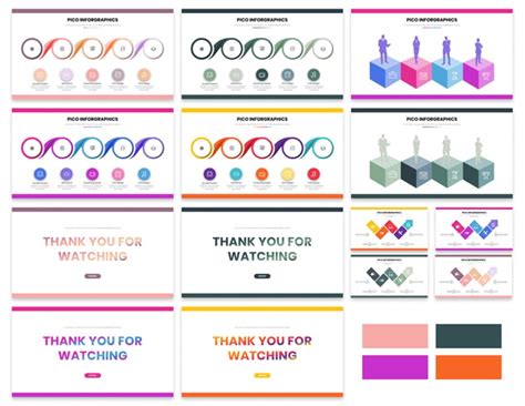 Pico Infographic Presentation Keynote Template Incl Arrow And Circle Envato