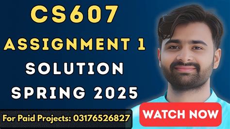 Cs607 Assignment 1 Solution 2025 Cs607 Assignment 1 100 Correct Solution 2025 By Vubwn Youtube