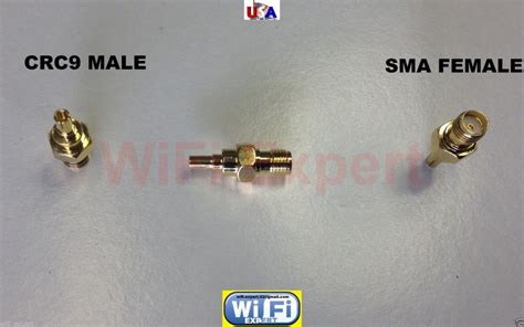 SMA Female To CRC9 Male Antenna Adapter Converter SMA Jack to CRC9 ...