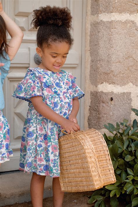 Louise Misha Siloe Dress Blue Summer Meadow Dreams Of Cuteness