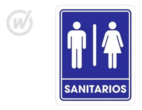 Señalamiento Para Sanitarios Medidas 25x35cm Weston P Meses Sin Interés