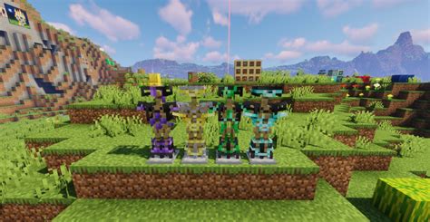 Simple Outline Armour Set For Minecraft 1206