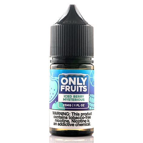 Iced Berry Mysterious Salt E Juice By Only Fruits