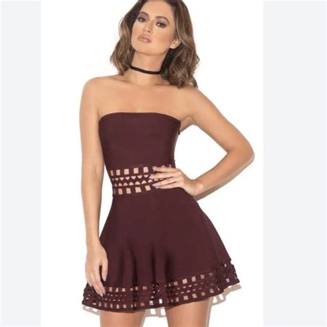 House Of Cb Dresses House Of Cb London Ayoma Strapless Mini Dress