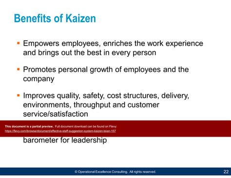 Effective Staff Suggestion System Kaizen Teian Pdf