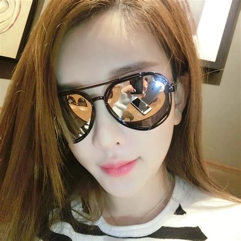 Glasses Small Sunglasses Women Vintage Sex Frame Tint Red Shiny Lens Irregular Polygons Sun
