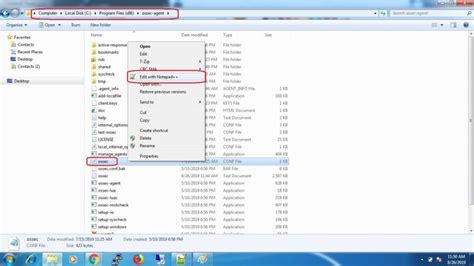 File Open Ossec Conf File On Windows Khika