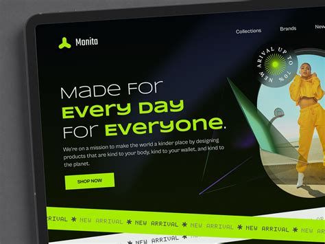 e commerce fashion landing page by shea lewis for knife and fox on