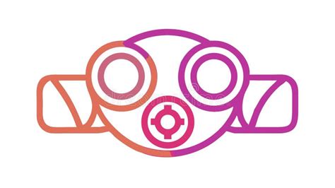 Stylish Protective Goggles Modern Eyewear Safety Equipment Vector