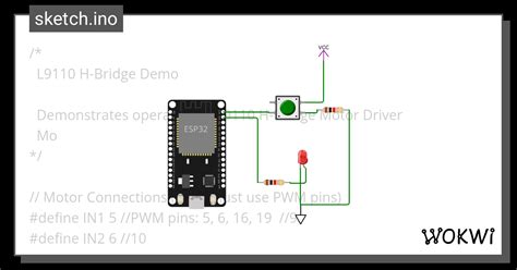 ESP Button Led Counter Wokwi ESP STM Arduino Simulator