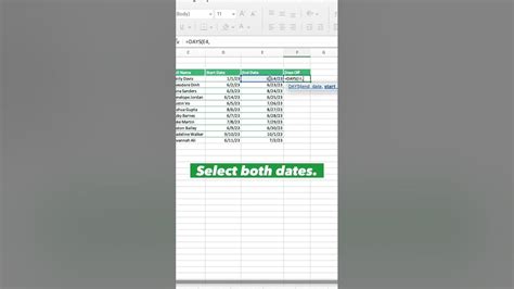 Calculate Vacation Days In Excel Excel Exceltutorial Exceltips