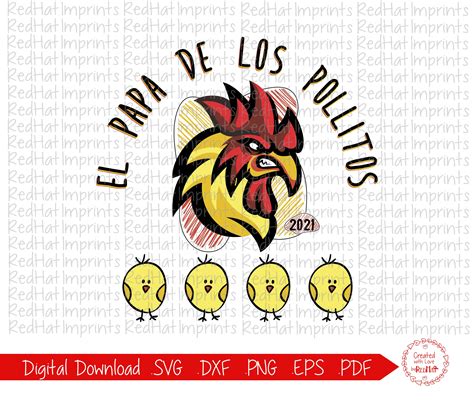 El Papa De Los Pollitos Papa Pollitos Svg Dxf Eps Png Etsy