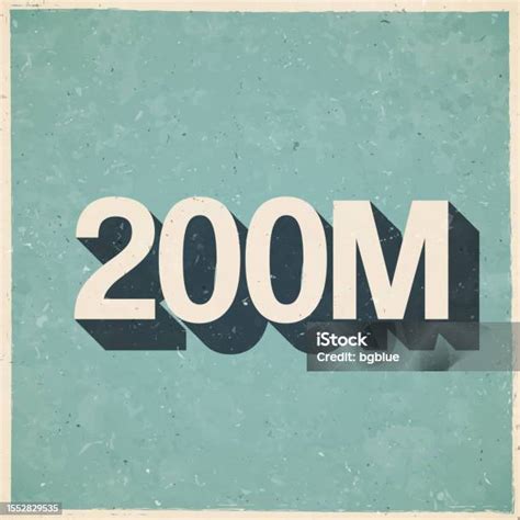 200m 2억 복고풍 빈티지 스타일의 아이콘 오래된 질감의 종이 200에 대한 스톡 벡터 아트 및 기타 이미지 200 개념