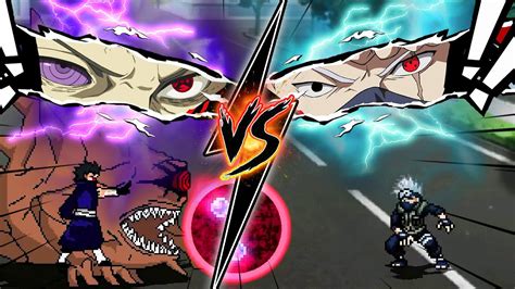 Pertarungan Sengit Kakashi Vs Obito Mugen Jump Force Youtube