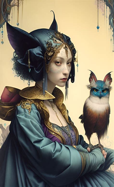 Fantasy World Fantasy Art Collages Cat Teapot Fairytale Art Dark