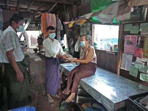 သဲကုန်းမြို့နယ်တွင် အသက် ၈၅ နှစ်အထက် သက်ကြီးဘိုးဘွား များအား လူမှုရေးပင်စင် ထောက်ပံ့ငွေများ