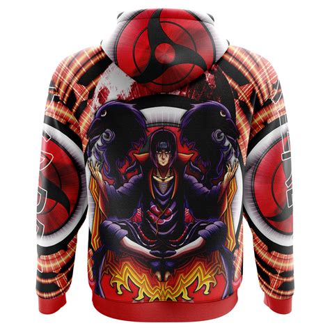 Trippy Meditating Itachi Akatsuki Hoodie Anime Ape