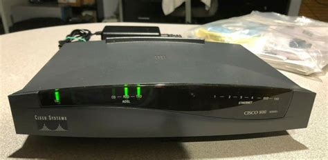 Cisco 837 Adsl Router 4 Port 10 100 Ethernet Lan Switch 800 Series