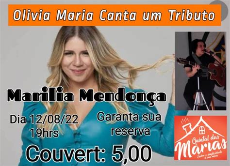Terê Total Teresópolis Rj Olivia Maria Faz Tributo A Marília Mendonça