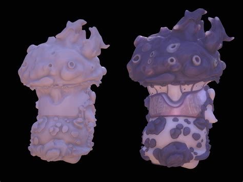 A Mushroom Embodiment Made Of Decomposed Souls R 3dprinting