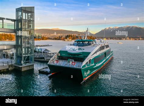 Hullo Passenger Ferry Sthuqi Vancouver Harbour Flight Centre Vancouver British Columbia