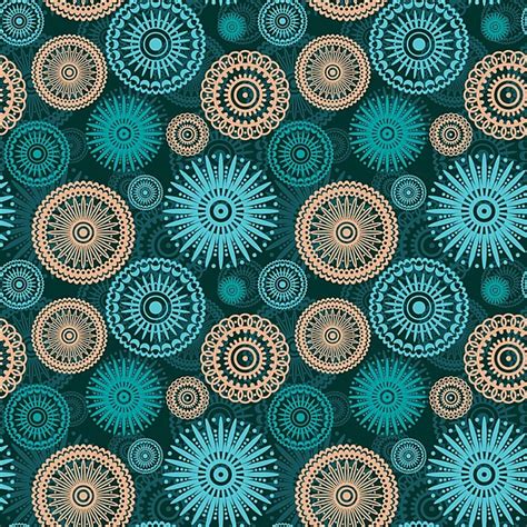 Abstract Seamless Ornament Art Backdrop Background Texture Curtains Vector Background Image