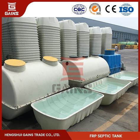 Gains Frp Fiber Septic Tank Fabricators Fiberglass Septic Tanks China