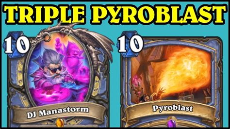 Dj Manastorm S Insane Triple Pyroblast Otk Youtube