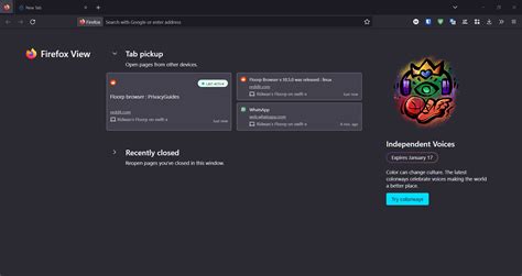 Add Firefox View To Floorp Especially The Tab Pickup Issue 164