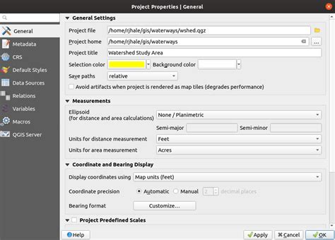 Qgis X Setting Up A Project North River Geographic Systems Inc