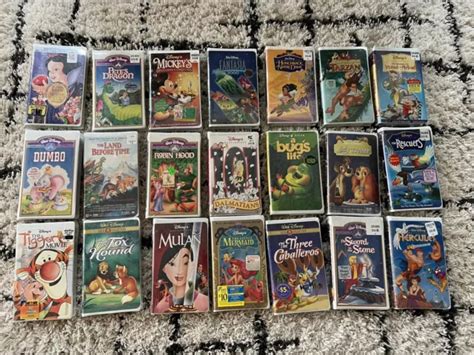 Disney Vhs Tapes Lot £23612 Picclick Uk