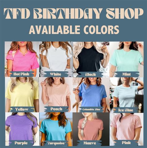50th Birthday T Shirt For Women © Personalized Birthday T For Her