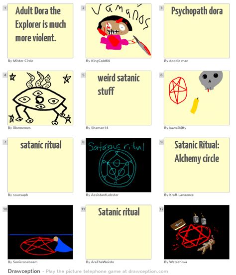 Adult Dora The Explorer Is Much More Violent Drawception