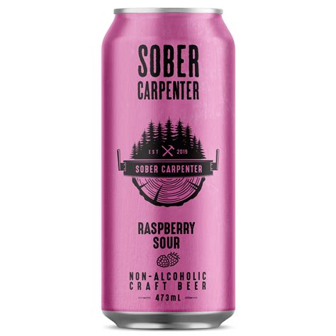 Sober Carpenter Raspberry Sour 473ml X 1 Knyota Drinks