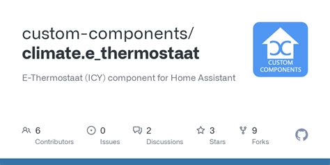 Github Custom Componentsclimateethermostaat E Thermostaat Icy Component For Home Assistant