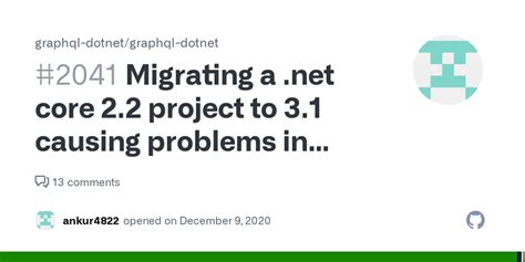 Migrating A Net Core 22 Project To 31 Causing Problems In Receiving
